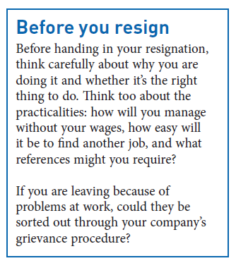 Resigning from your job by Nicky Ackerley - British Veterinary Nursing ...